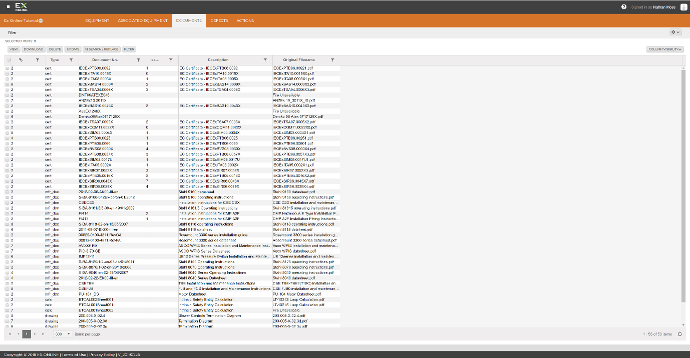 Document - ExOnline Help